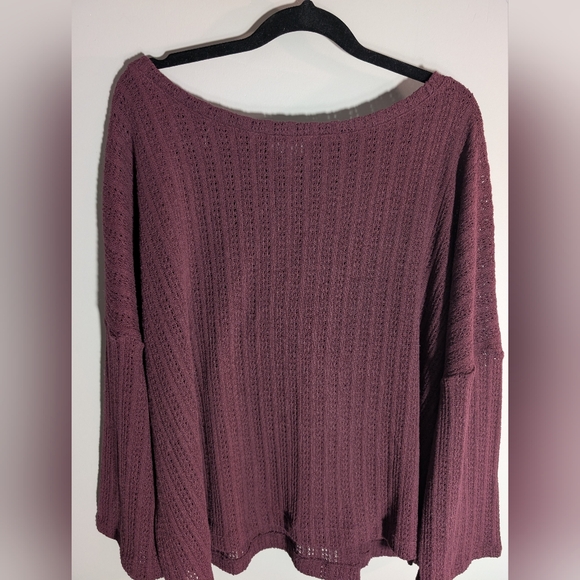 Reitmans | Sweaters | Chic Burgundy Reitmans Sweater | Poshmark